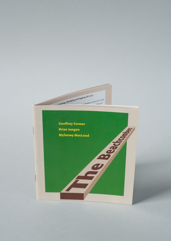 The Beachcombers Texts by Andrew Renton and Katharine Stout. - Drawing Room